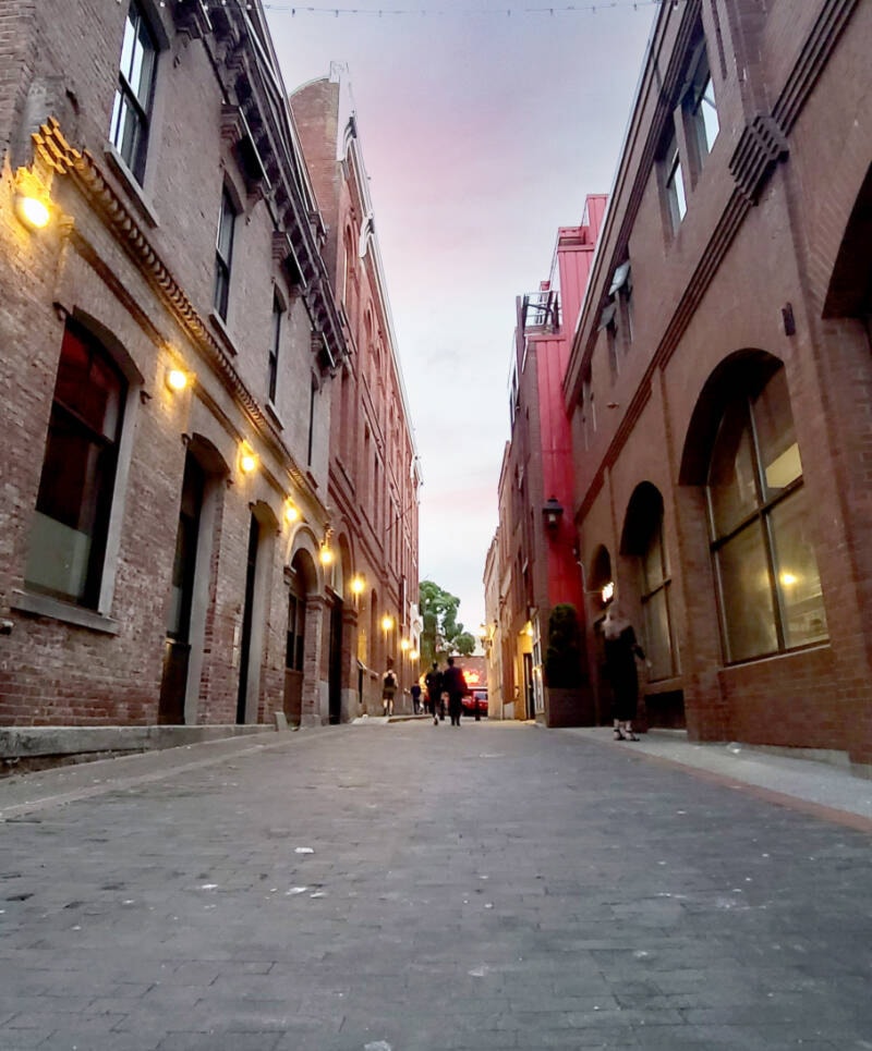 Waddington Alley Victoria BC | Wooden Brick Street – Hidden Victoria
